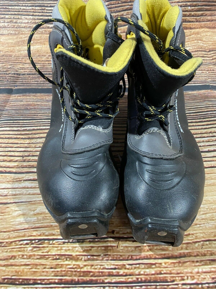 SALOMON E3 Nordic Cross Country Ski Boots Size EU38 US5.5 SNS Profil 2 – Nordics Value