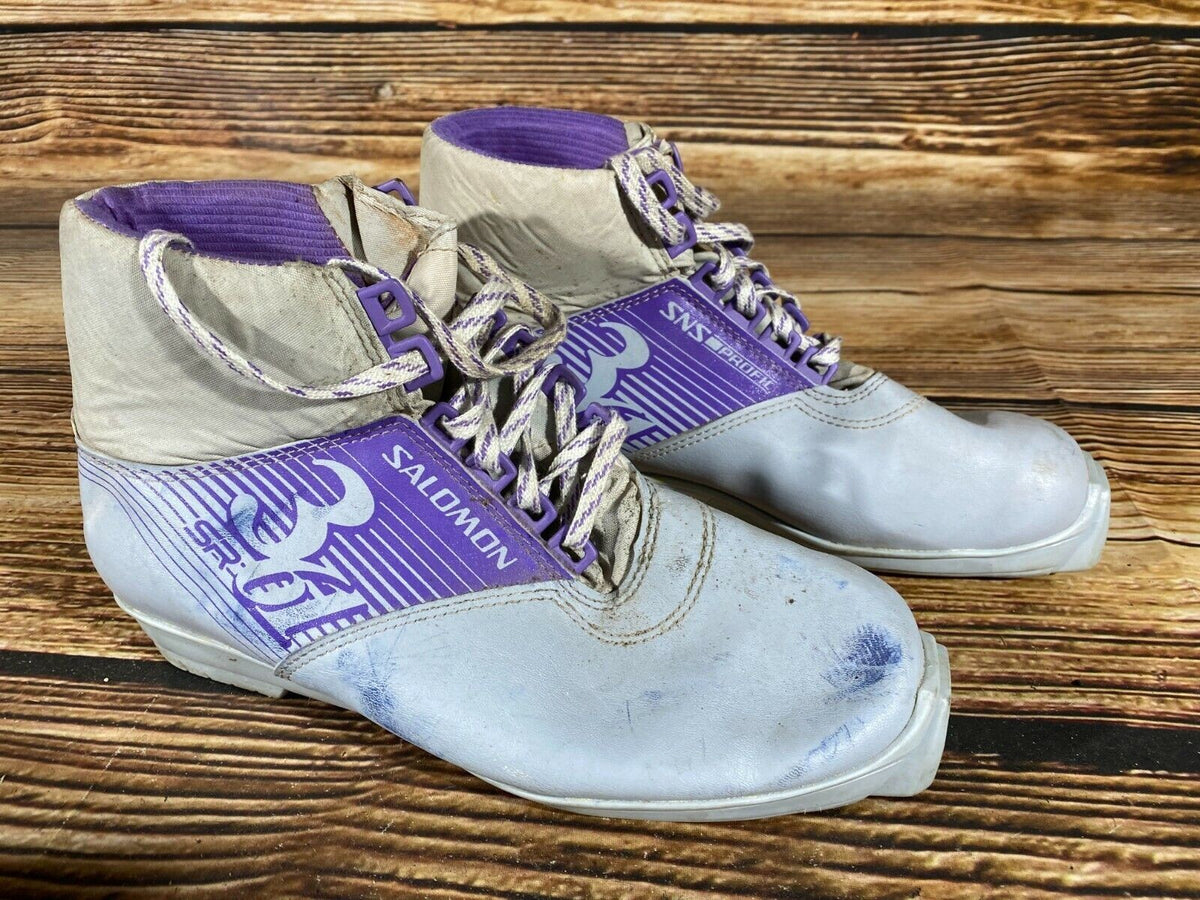 SALOMON 361 SR Nordic Cross Country Ski Boots Size EU43 US9.5 SNS prof – Nordics Value