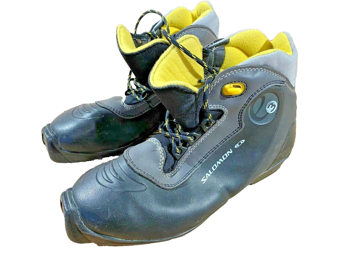 SALOMON E3 Nordic Cross Country Ski Boots Size EU38 US5.5 SNS Profil 2 – Nordics Value